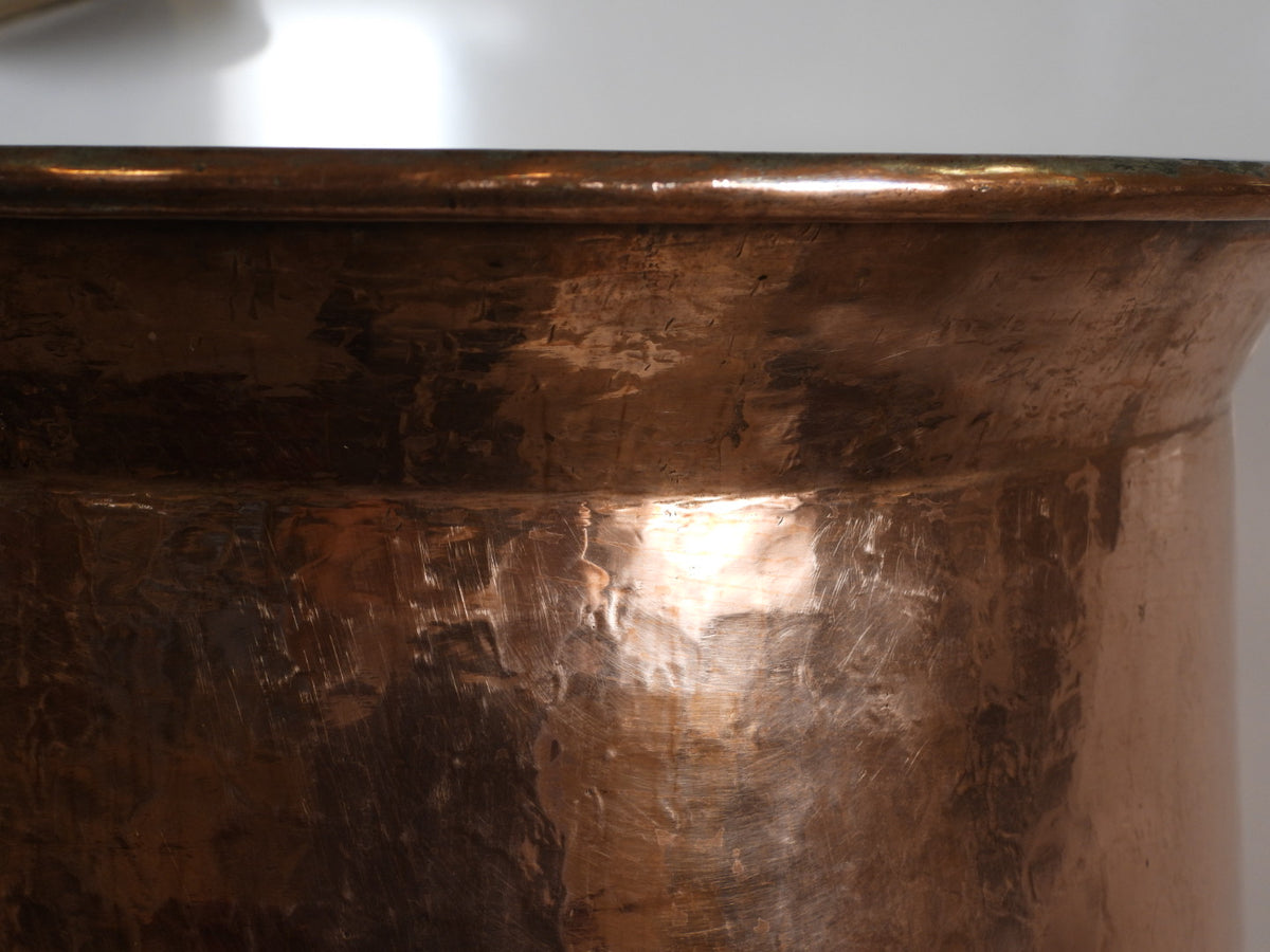 Old Large Copper Hammam pot – Ali's Copper Shop