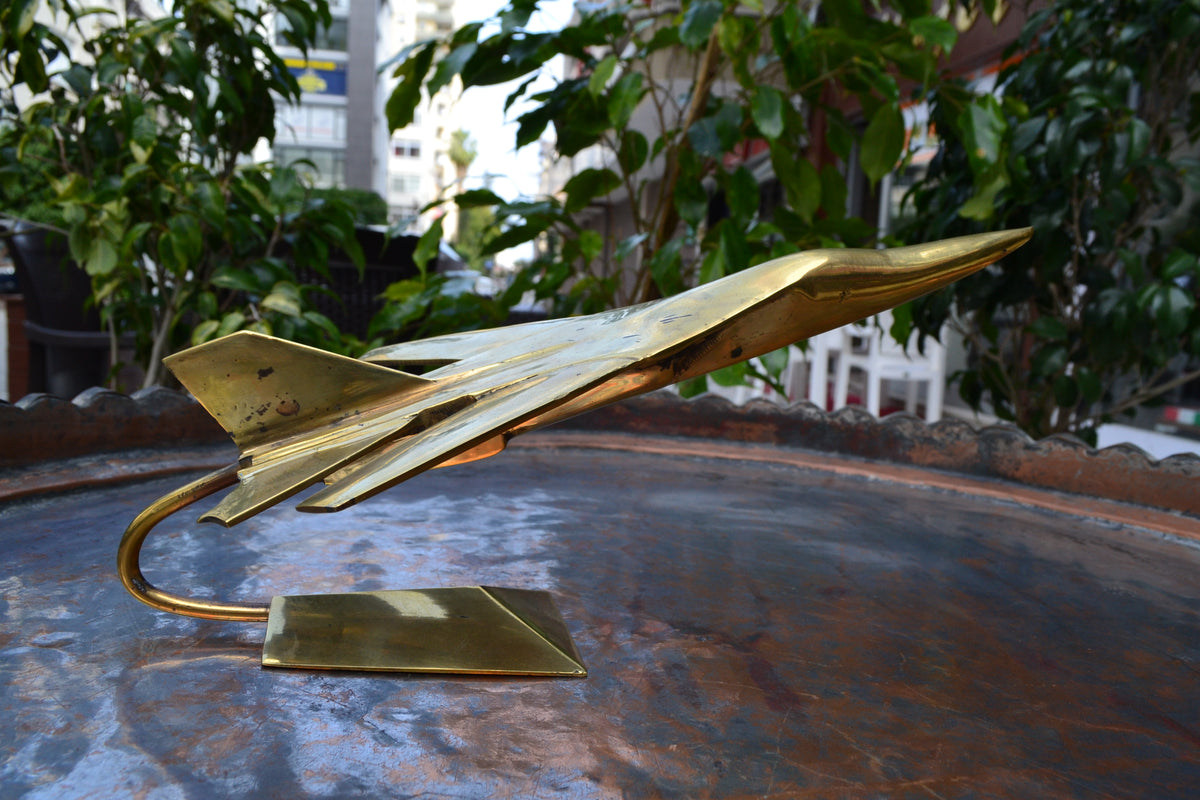 Brass F-111 Model Airplane – Ali's Copper Shop